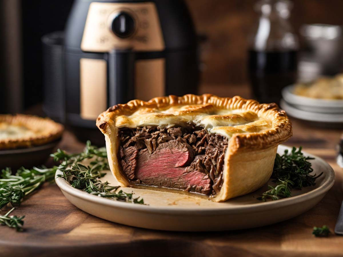 Trader Joe's Steak and Stout Pie Air Fryer | KitGiz