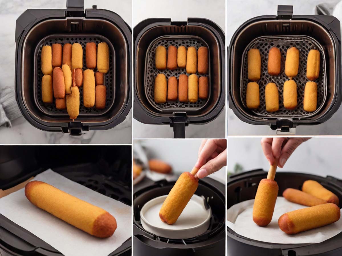 Costco Corn Dog Air Fryer Cooking Instructions | KitGiz
