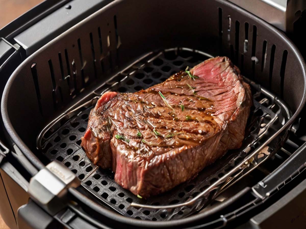 Air Fryer Porterhouse Steak